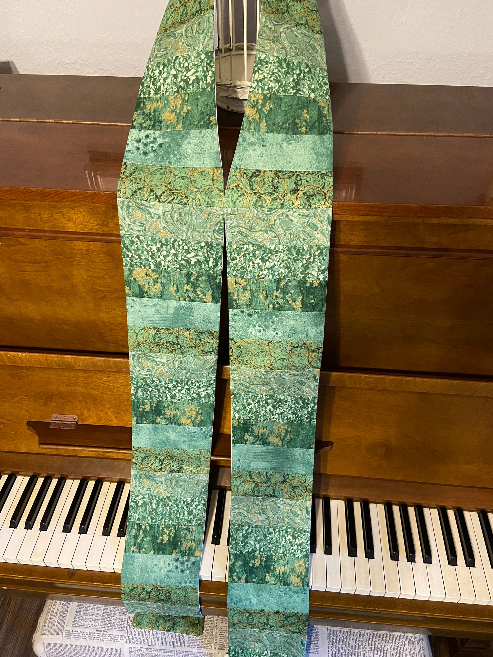 My Lord, What a Morning - Green Ordinary Time Clergy Stole - Etsy