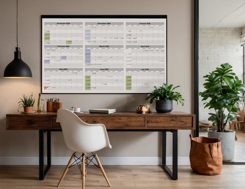 2025–2026 Liturgical Wall Calendar | Episcopal & ELCA Church Year ...
