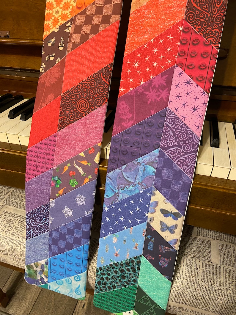 The Quiltmaker’s Gifts - Rainbow Quilted Stole - Etsy
