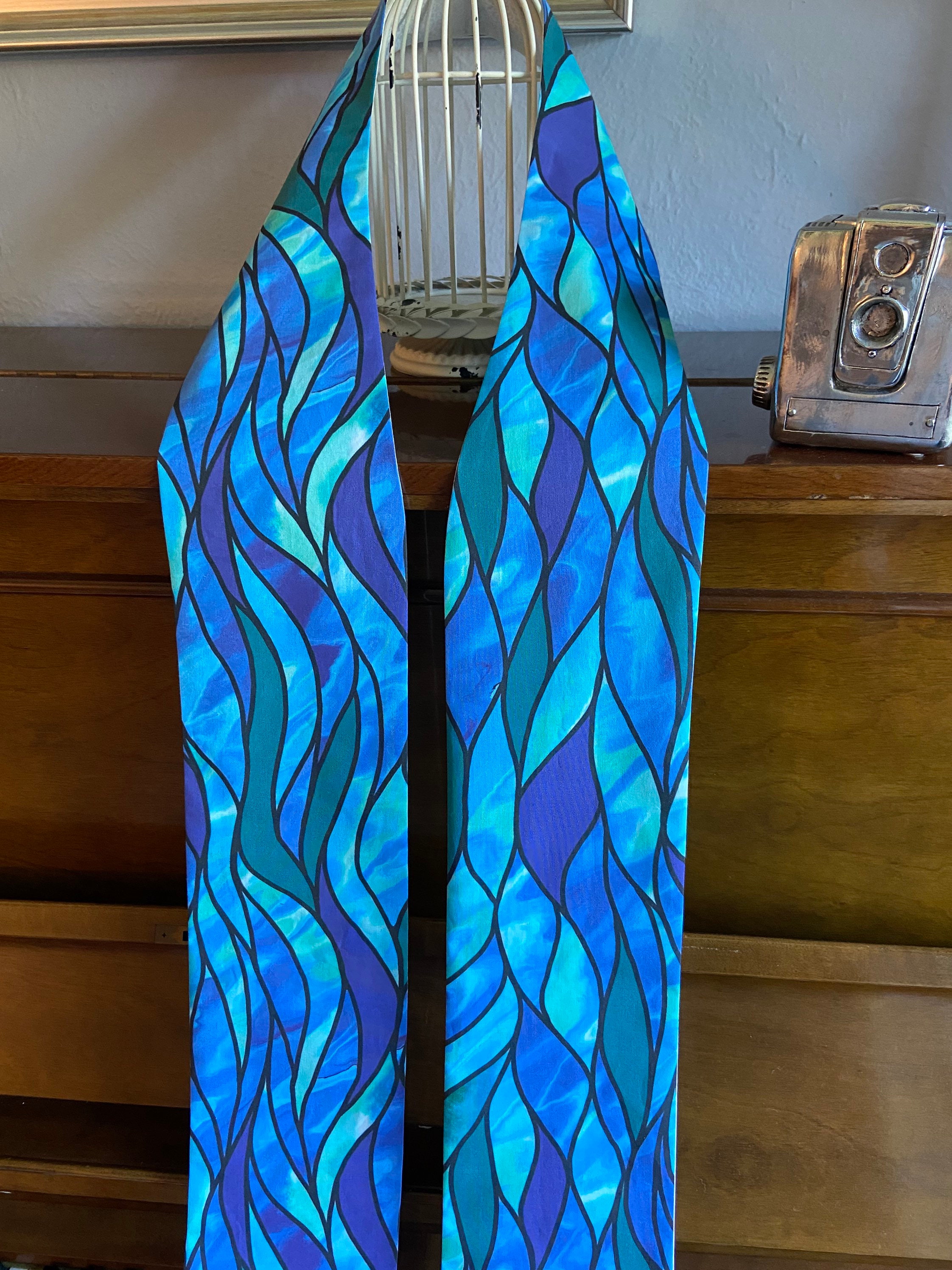 My Soul in Stillness Waits Advent Blue Pastor Stole - Etsy