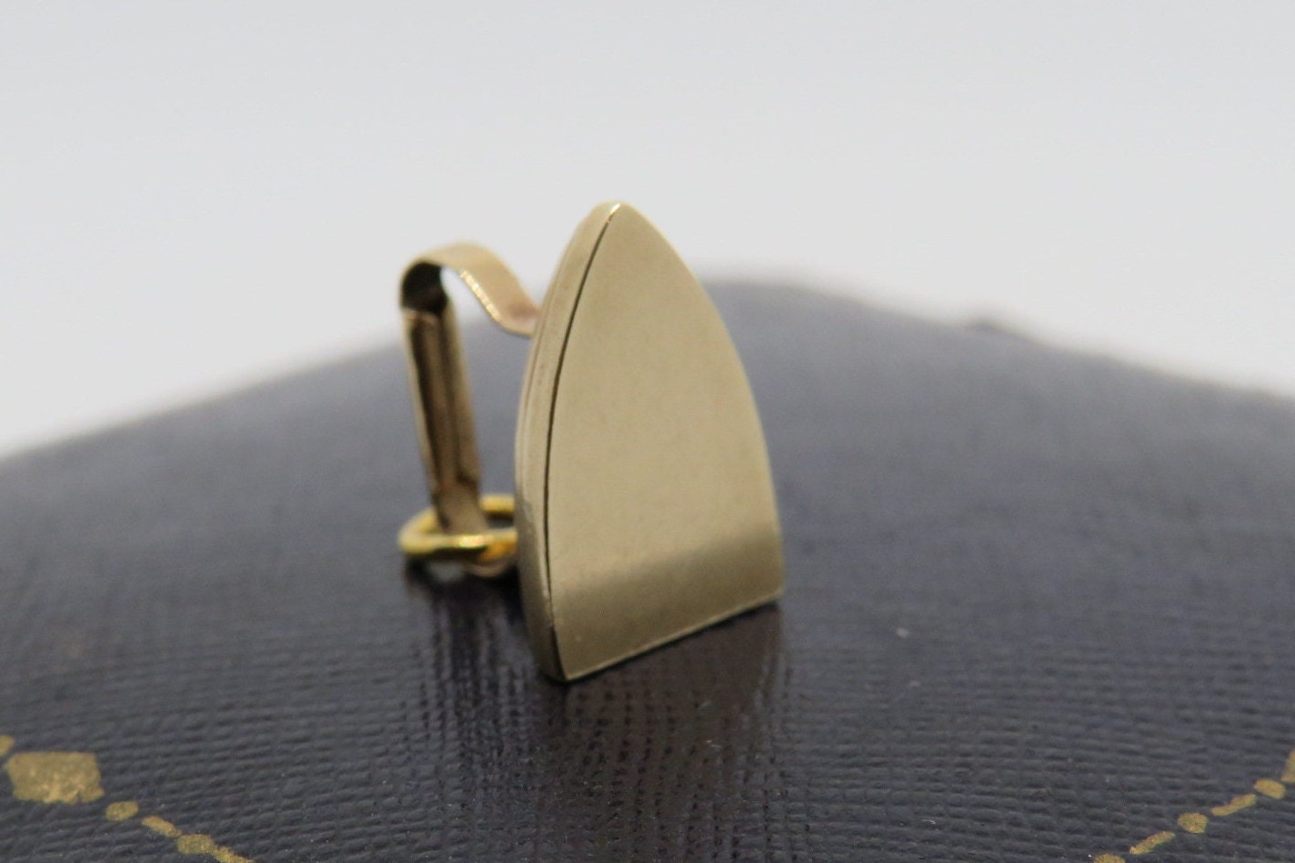 Vintage 9ct Gold Iron Charm, Vintage Gold Charm, Gold Charm Pendant ...