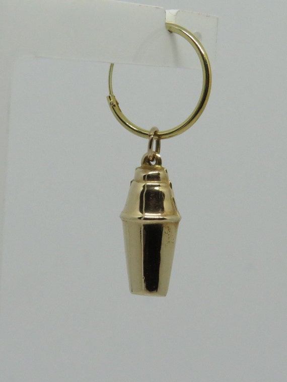 Vintage 9ct Gold Cocktail Shaker Charm, Vintage Gold … - Gem
