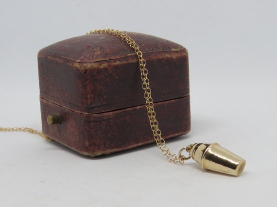 Vintage 9ct Gold Cocktail Shaker Charm, Vintage Gold … - Gem