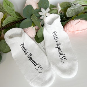 Bride Socks, Bridesmaids, Wedding Socks for Bride, Matching Bridal ...