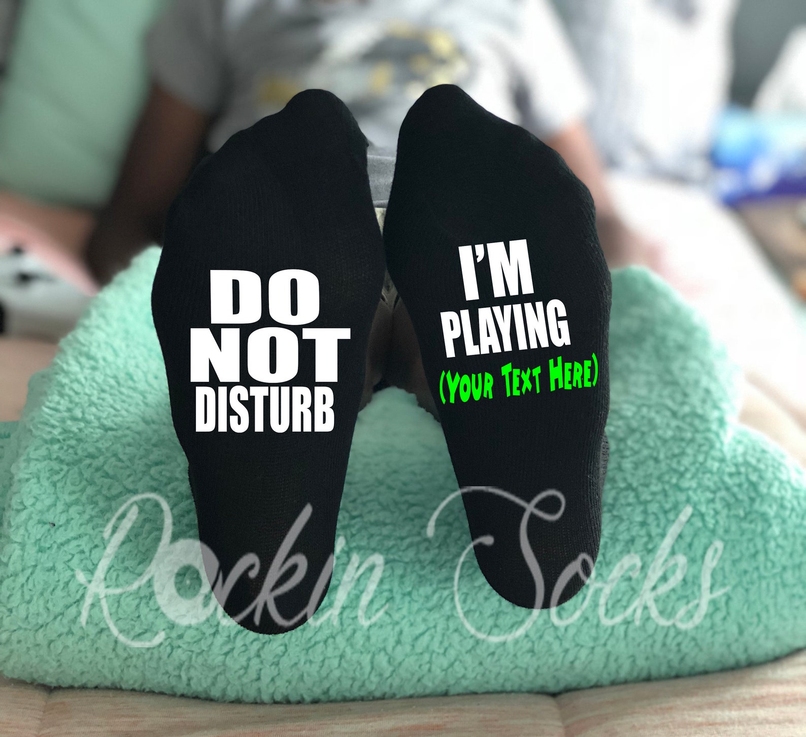 Gifts for Boys, Gamer Socks, Custom Video Game Gift, Funny Kids Socks ...