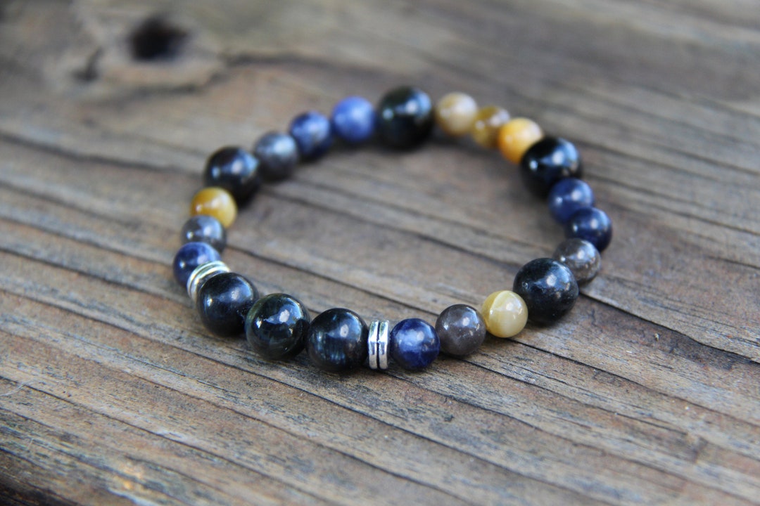 Stormbird's Flight Stretch Bracelet Storm Gemstone Bead Bracelet ...