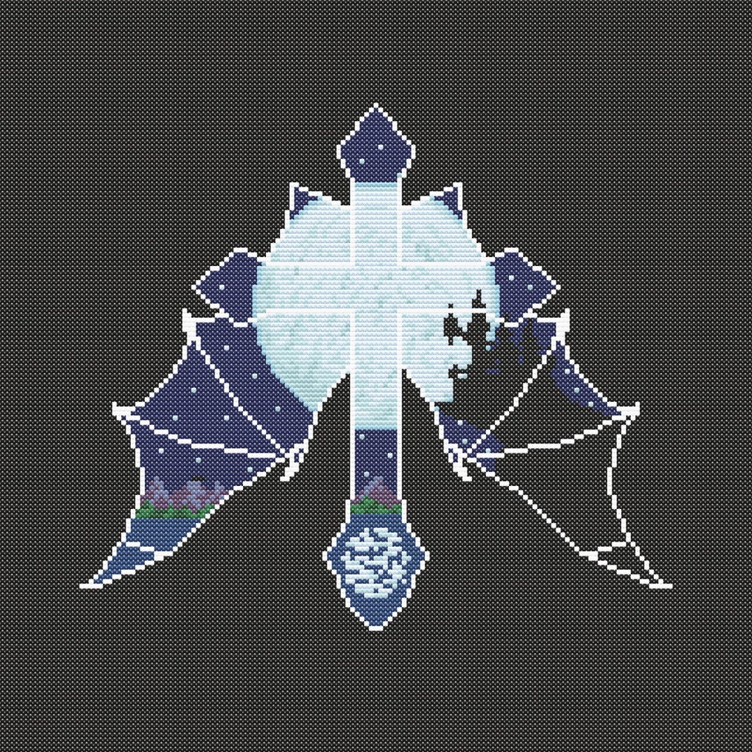 Castle in the Night Cross Stitch Pattern Castlevania Inspired Cross ...