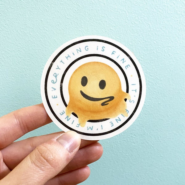 Melty Smiley Face - Etsy