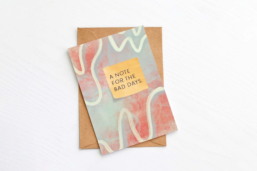 Empathy Card: A Note for the Bad Days, Support Card, Mental Health Card ...