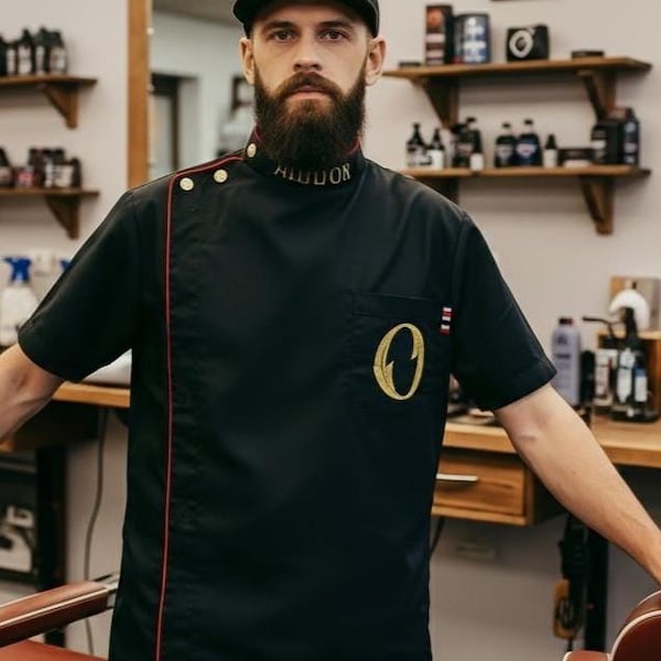 Barber Jacket for Men - Etsy UK