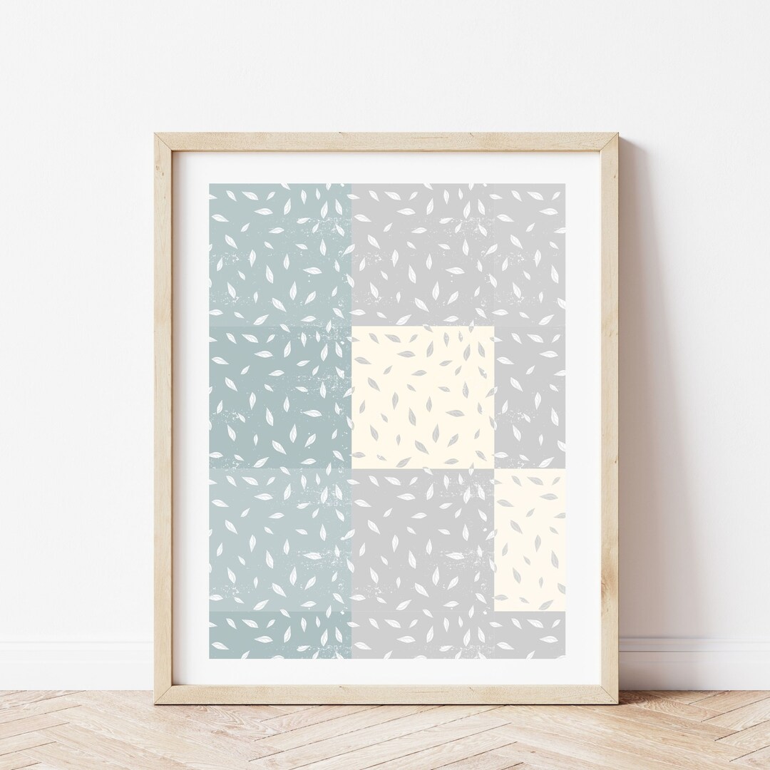 Quilt Art Print, Illustrated Quilt, Patchwork, Vintage Patchwork ...