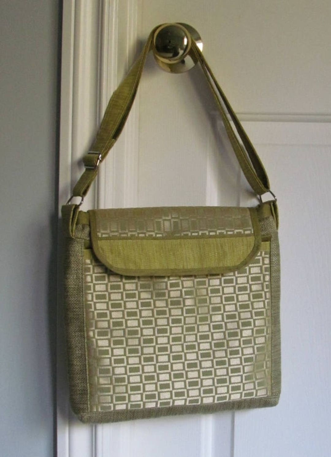 Fabric Handbag - Shoulder Bag - Crossbody - Fabric Purse - Adjustable ...