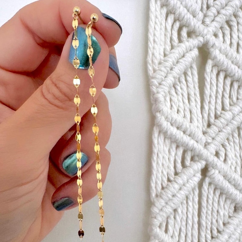 Mirror Ear Chain - Etsy