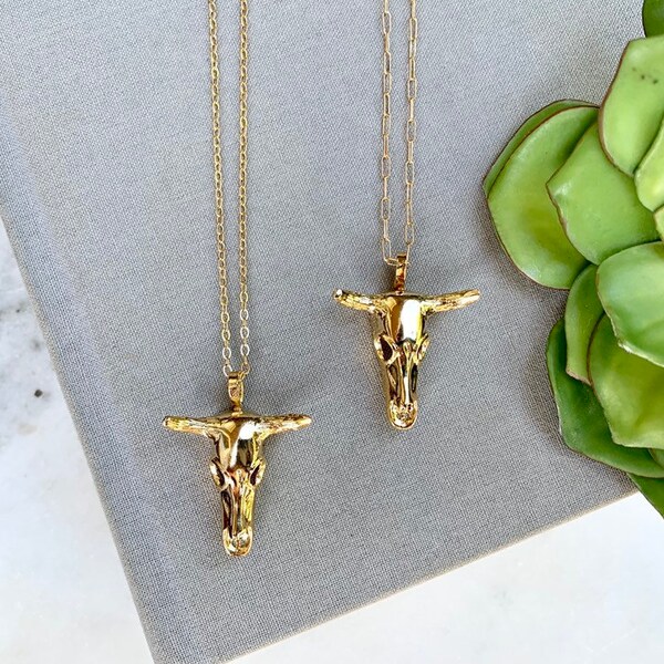 Bull Skull Chain - Etsy