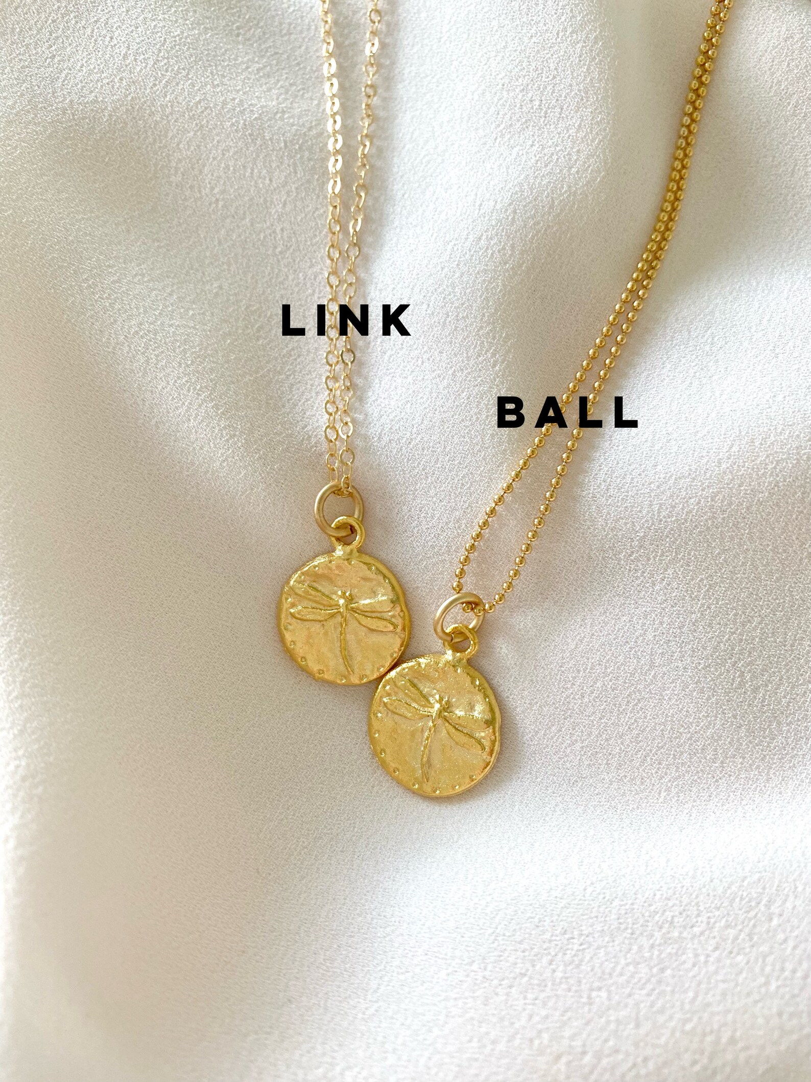 Gold Dragonfly Necklace 14k Gold Filled Box Chain Necklace - Etsy