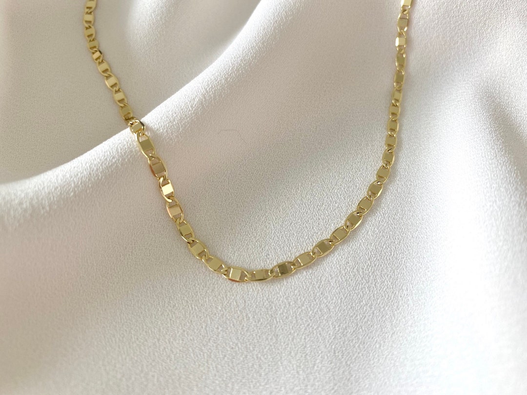 Simple Gold Filled Chain Necklace Minimalist Layering Necklaces for ...