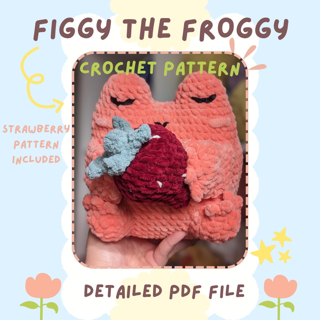 Figgy the Froggy Crochet Pattern - Etsy