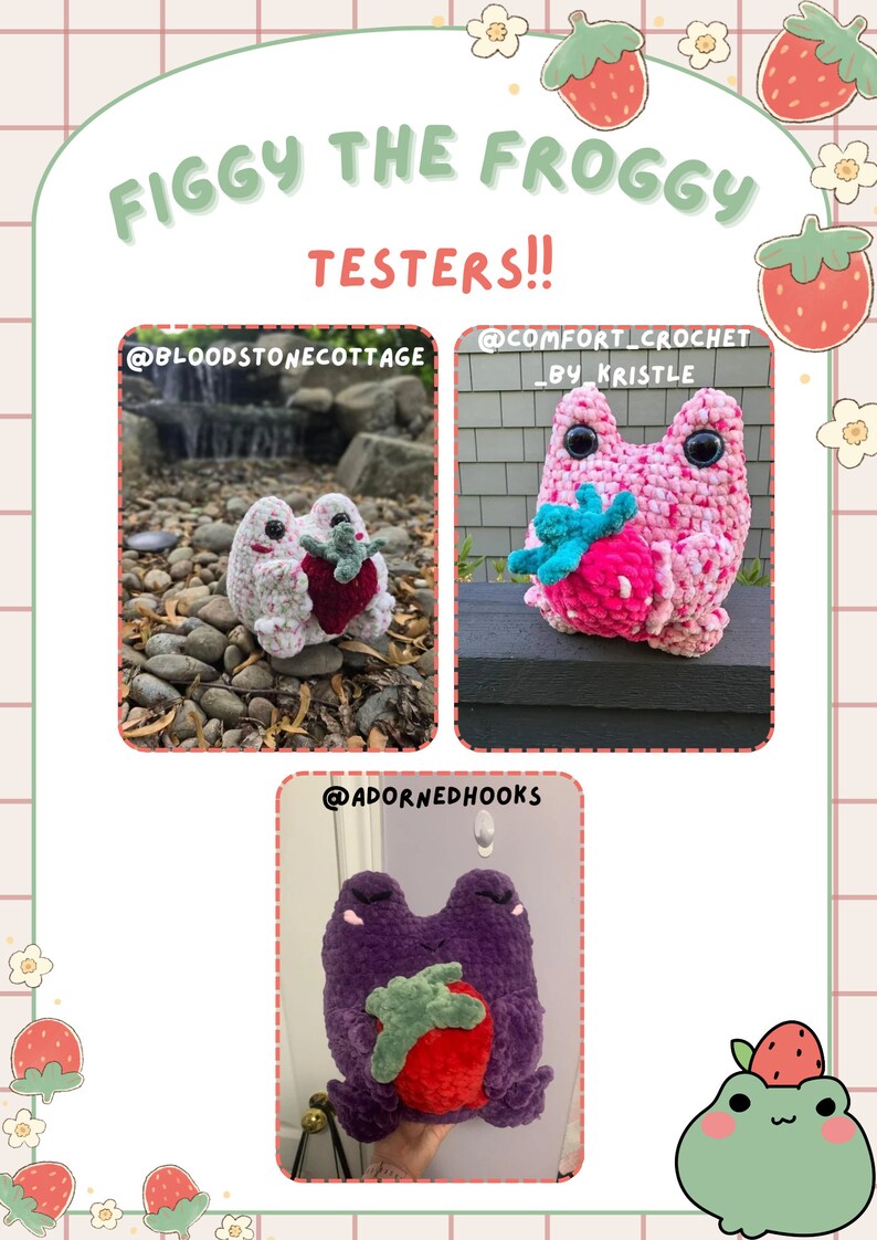 Figgy the Froggy Crochet Pattern - Etsy
