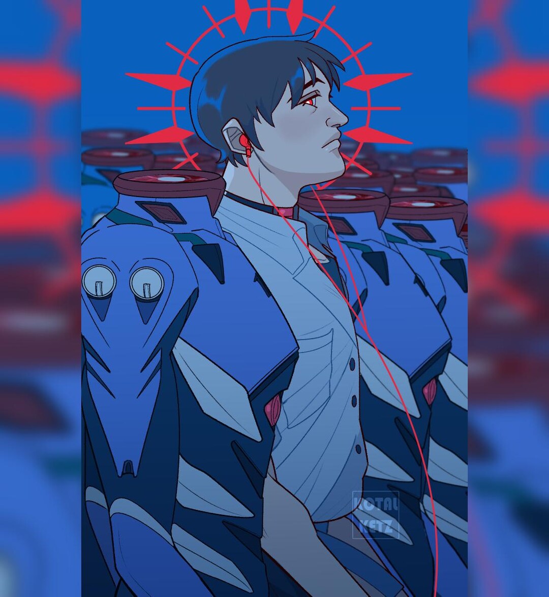 Shinji 11x17 Print - Etsy