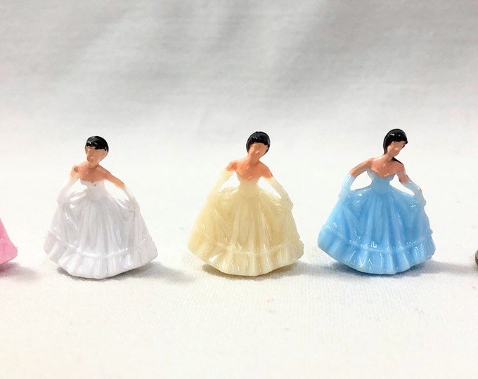 24 Pieces Mini Plastic Dolls Figurines Quinceaneras 1"in Tall - Etsy