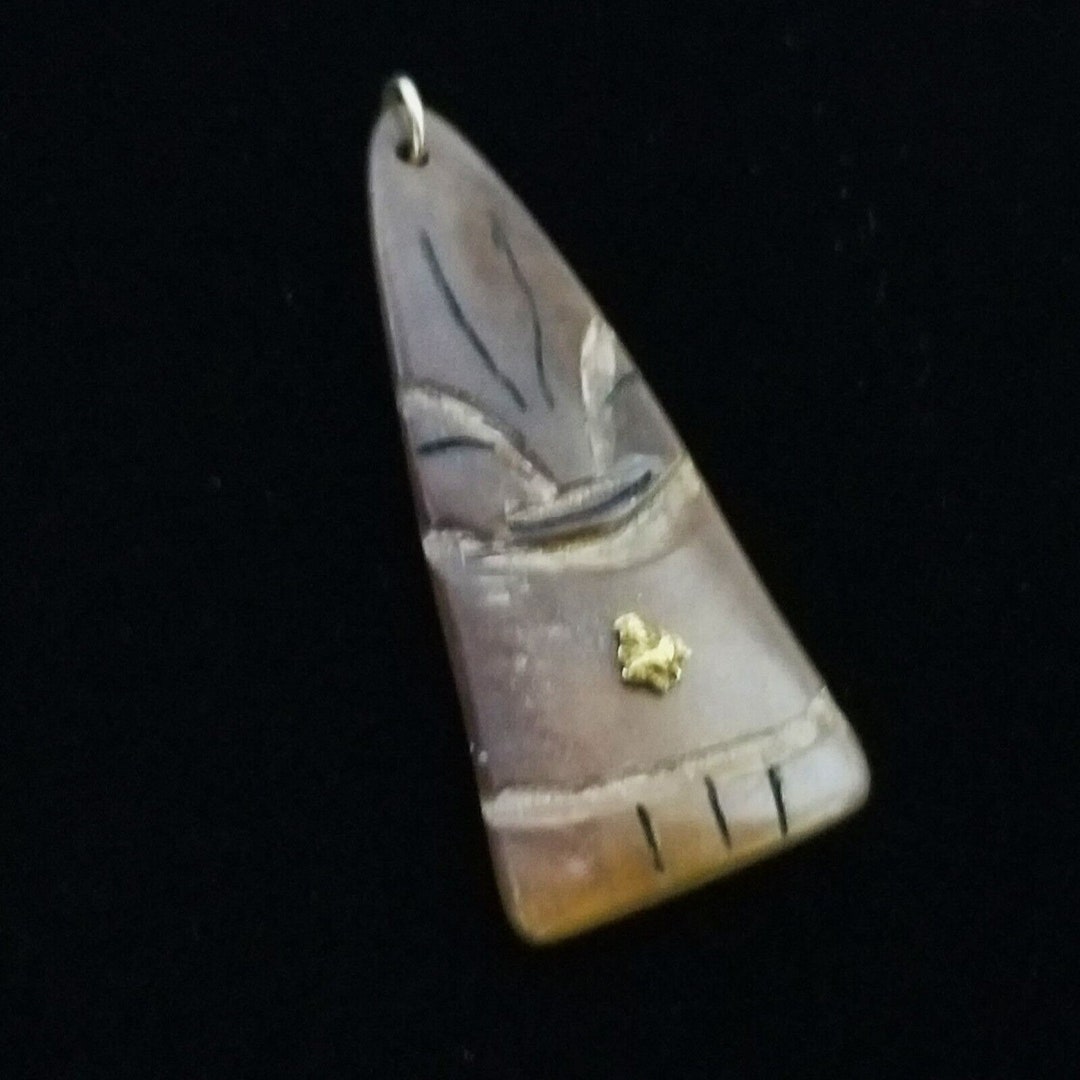 Vintage 22k Yellow Gold Nugget Alaskan Billiken Luck Pendant - Etsy