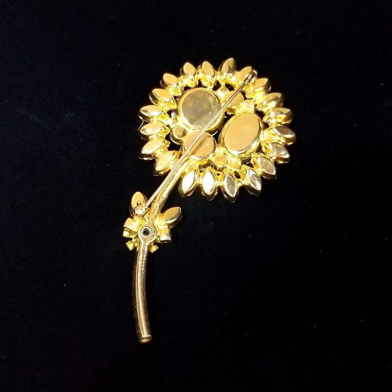 Vintage Juliana Flower Brooch Book Piece Triple AB Rhinestone - Etsy