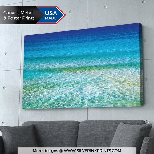 Ocean Canvas Underwater Decor Water Wall Art Undersea World - Etsy
