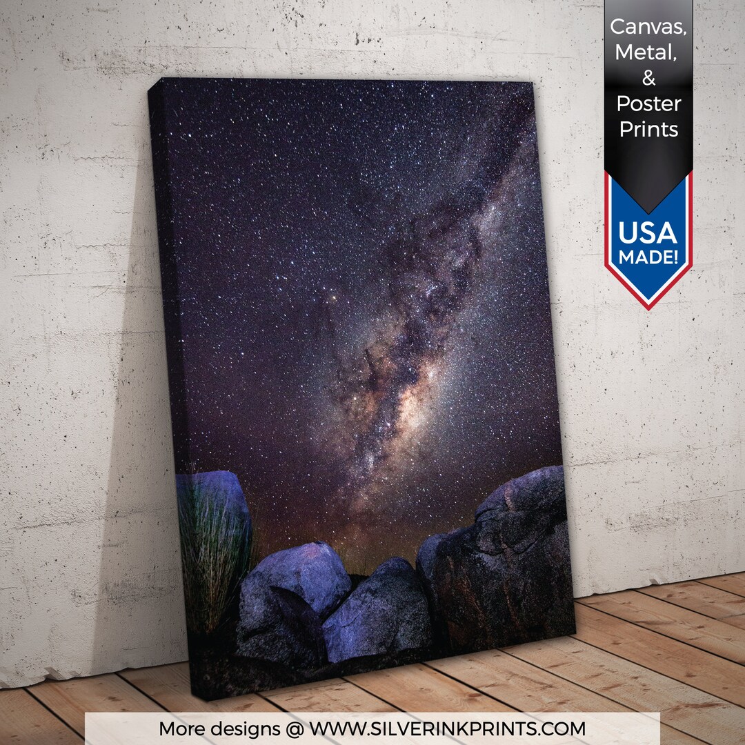 Universe Space Art Print Galaxy Nebula Hubble Large Wall Art Canvas ...