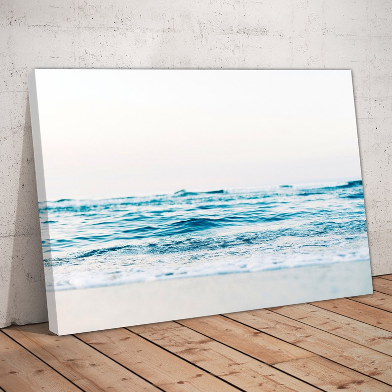 Ocean Waves on the Beach Beach Photography Minimalist - Etsy
