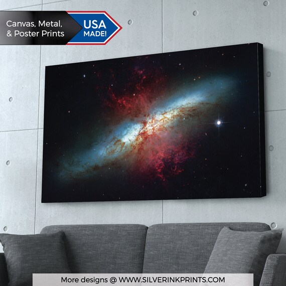 Universe Space Art Print Galaxy Nebula Hubble Large | Etsy