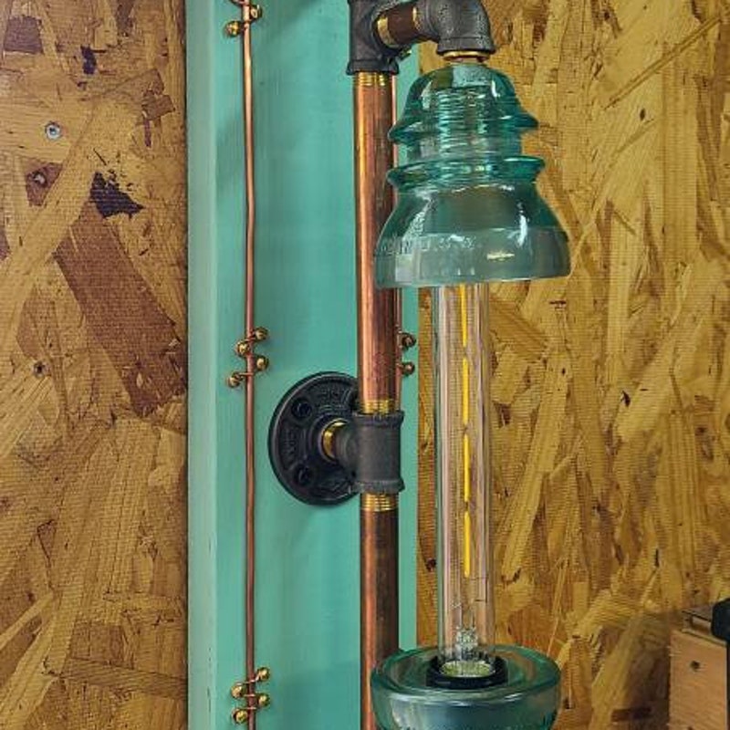 Copper Pipe Light Fixture - Etsy