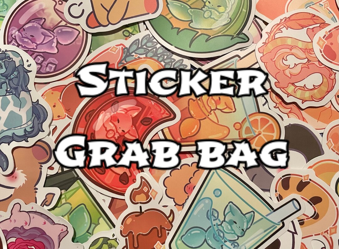 Cute Sticker Grab Bag | Random Stickers, Mystery Sticker Pack, Journal ...