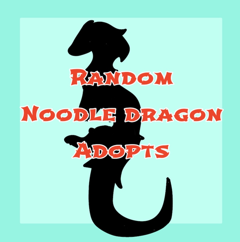 RANDOM ADOPTS | Noodle Dragons | Character Designs - Etsy