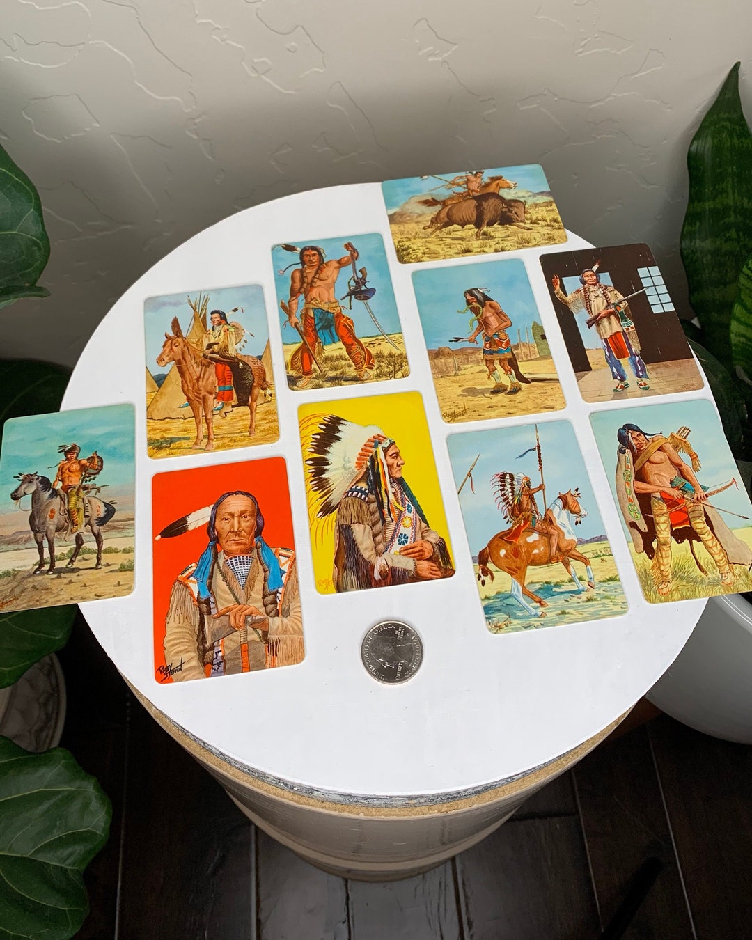 10 Vintage Cards Armour Frank's Collector Series Native American Indian ...
