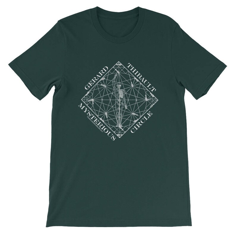 Thibaust's Mysterious Circle Unisex Short Sleeve T-shirt (light Colors ...