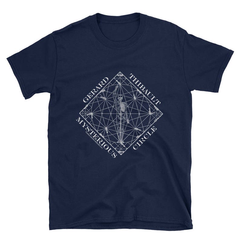 Thibaust's Mysterious Circle Unisex T-shirt BLACK/NAVY - Etsy
