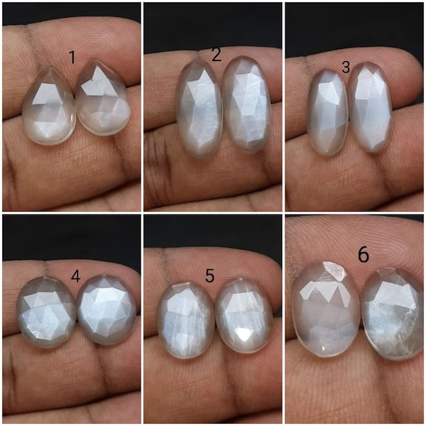 Grey Moonstone - Etsy