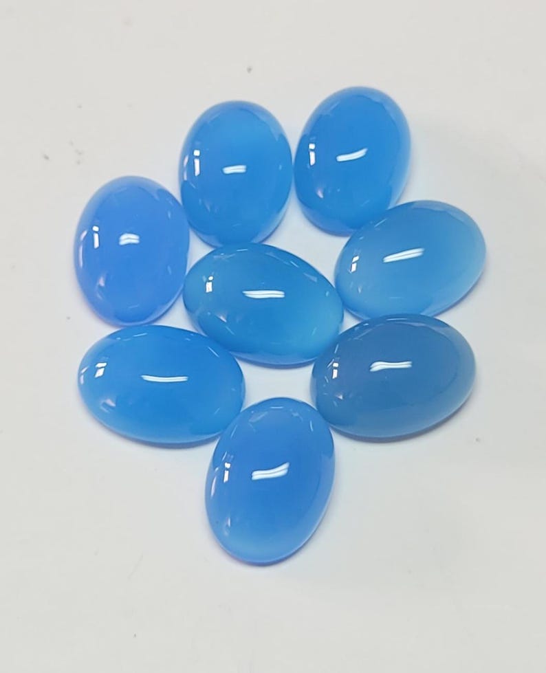 Blue Calcite Cabochon, Oval Gemstone, AAA Quality, Jewelry Making - Etsy