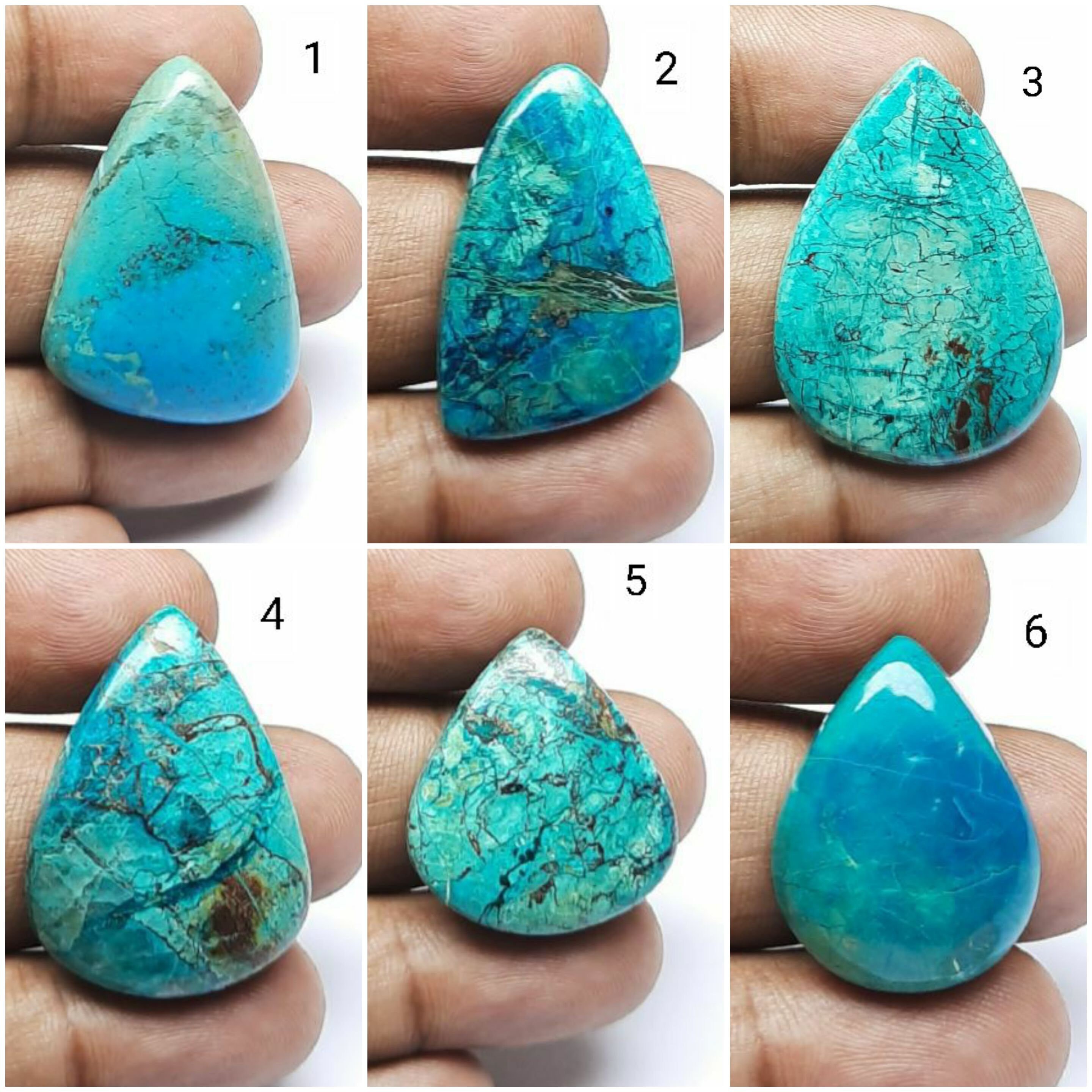 Natural shattuckite gemstone shattuckite smooth cabochon | Etsy