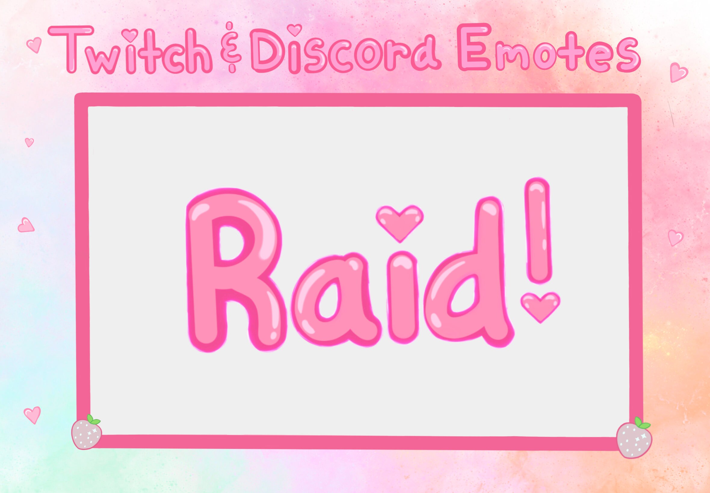 Cute Raid Emote for Twitch or Discord - Etsy