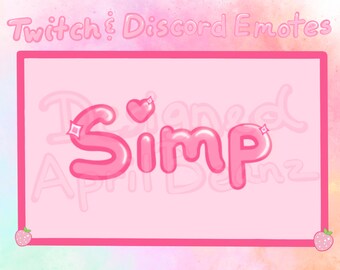 Simp Emote - Etsy