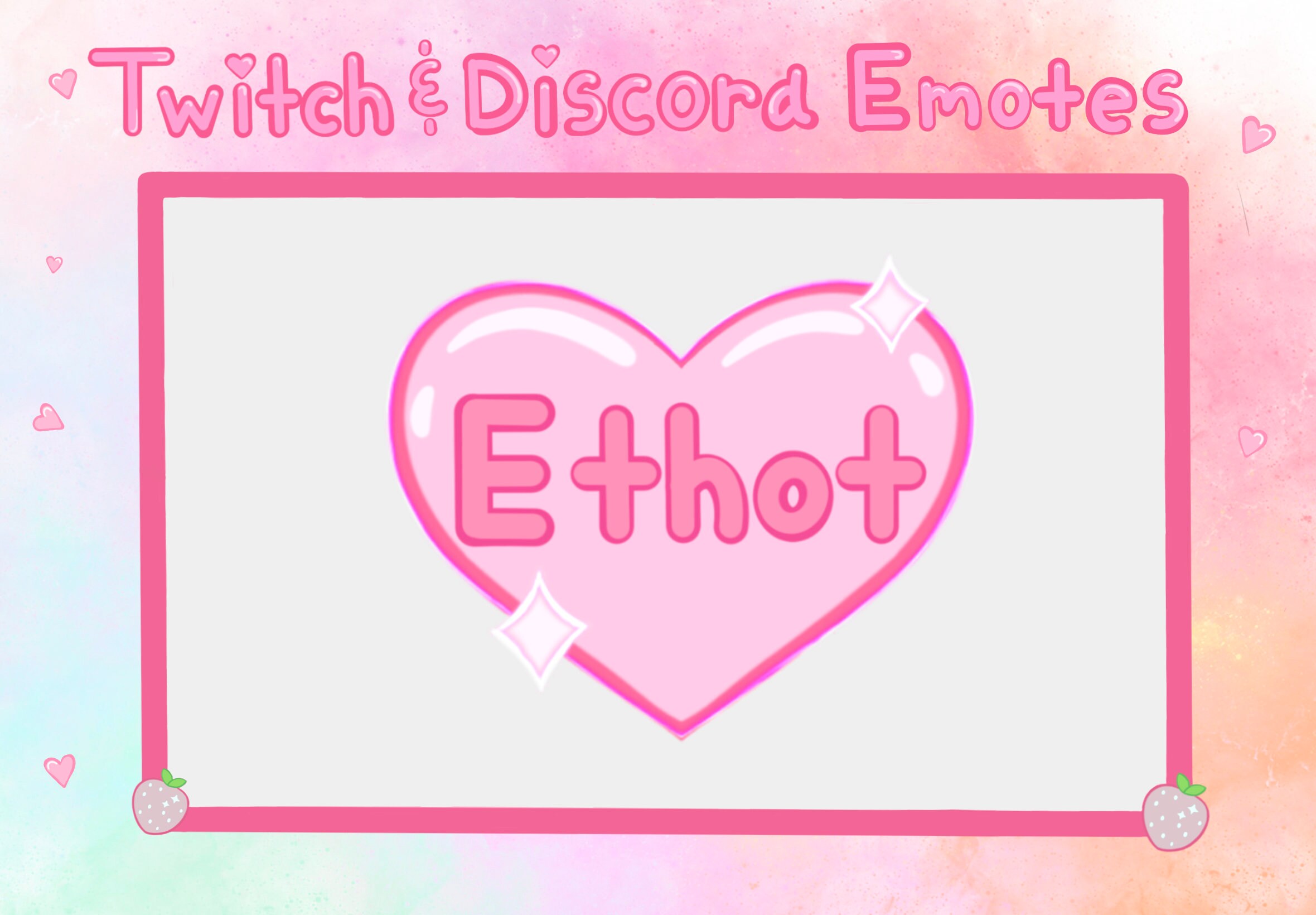Cute Ethot Emote for Twitch or Discord - Etsy