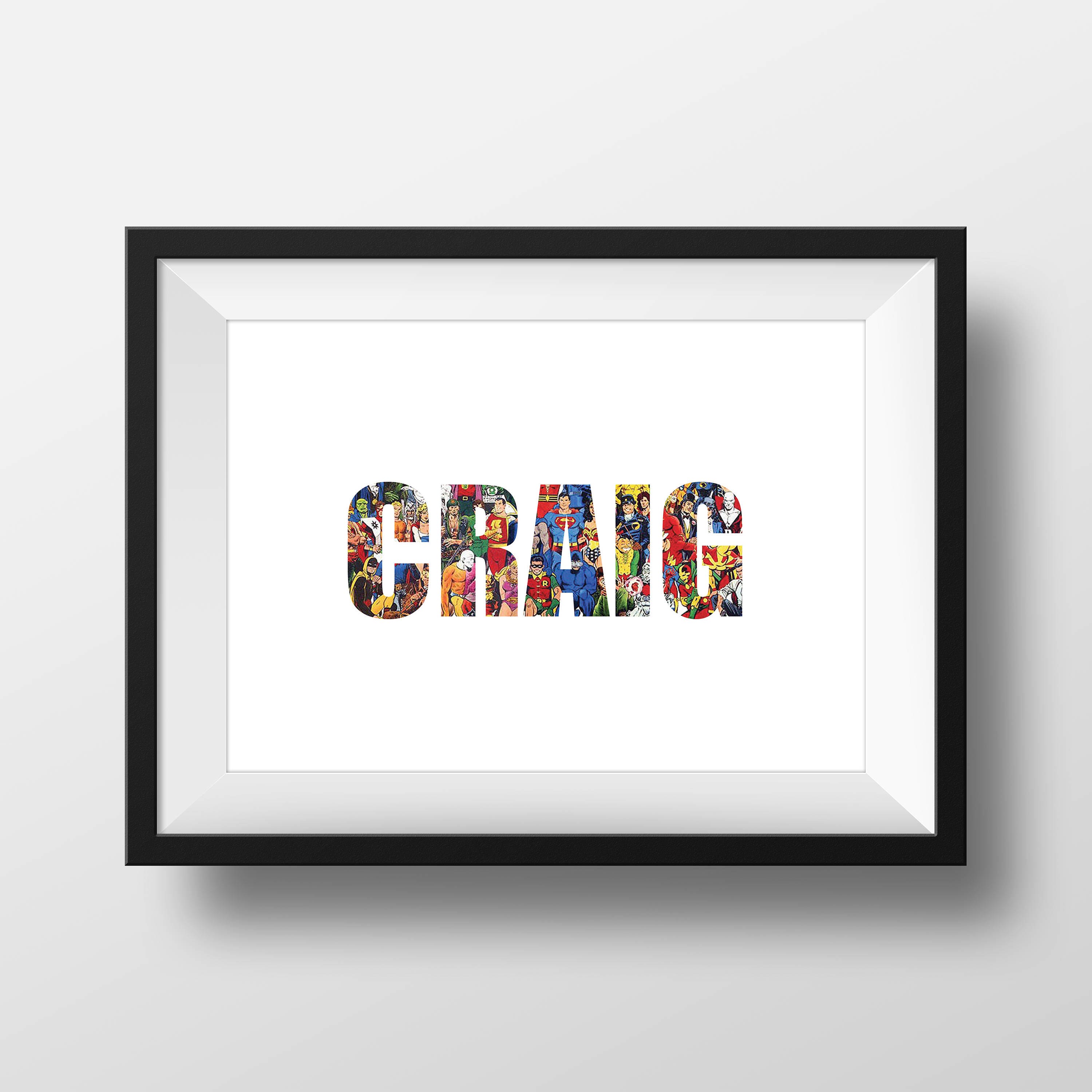 Picture Name Custom - Etsy