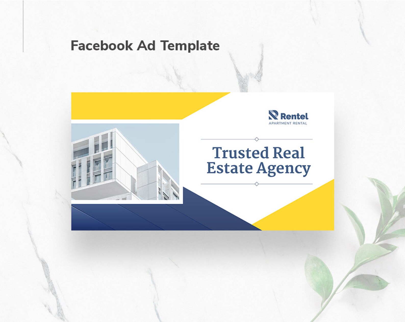 Apartment Rental Facebook Marketing Materials Post, Cover Digital ...