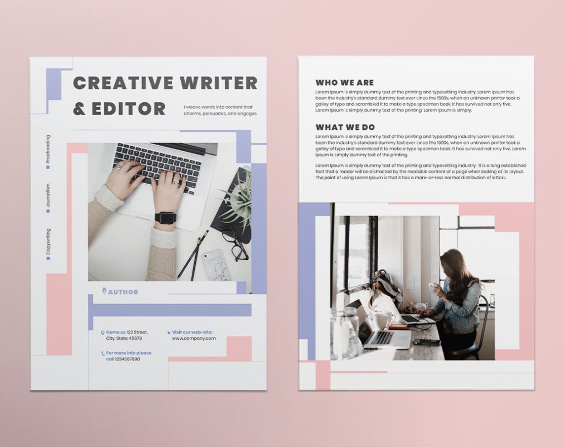 Author Flyer Template Instant Download, Editable Design Photoshop ... Author Flyer Template Instant Download, Editable Design Photoshop ...
