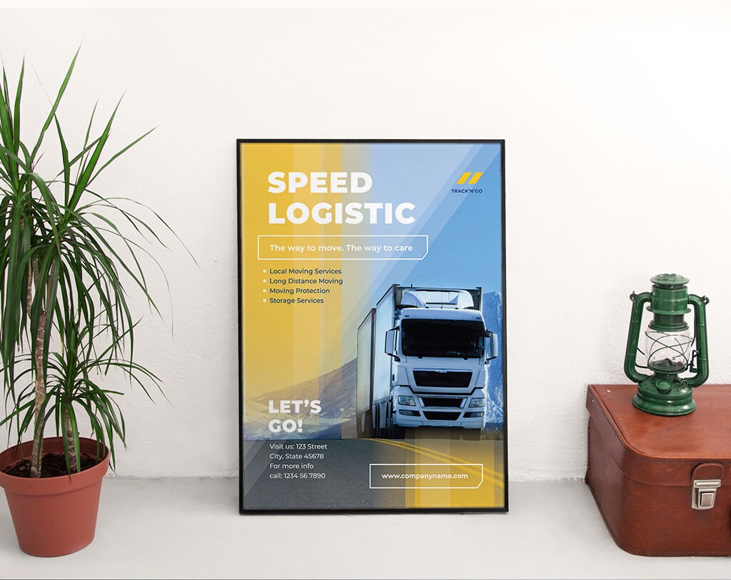 Trucking Logistics Print Pack Templates Digital Download, Editable ...