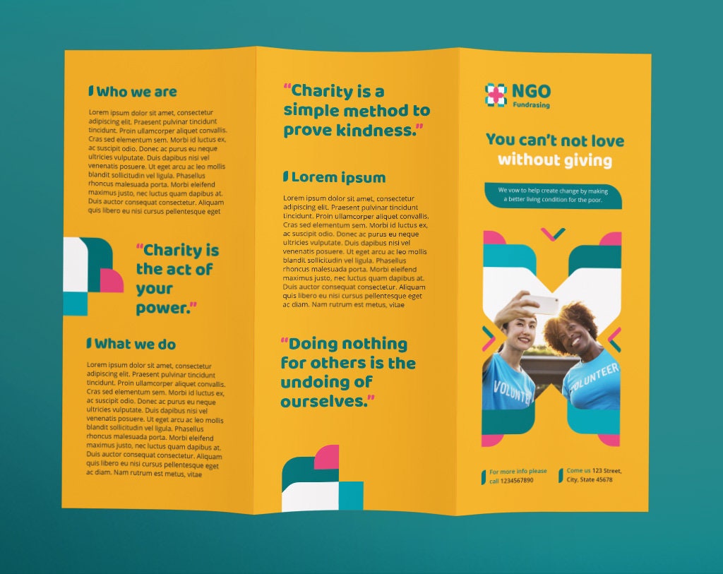 NGO Print Pack Templates Instant Download Editable Design | Etsy