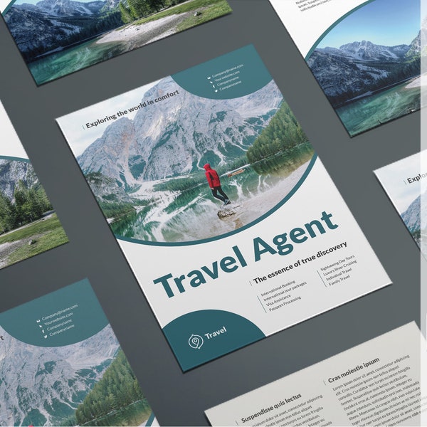 Travel Agent Poster Digital - Etsy