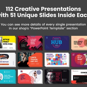 Powerpoint Template Business Presentation - Etsy
