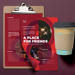 Pub Flyer Template Instant Download Editable Design MS | Etsy